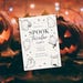 Spooky Ghost Halloween Party Invitation: Editable Canva Template - Etsy