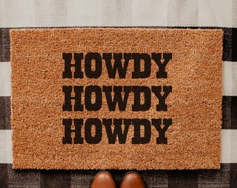 Welcome Mat Western - Etsy