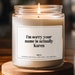 Custom Candle, Funny Candle Labels, Light This Candle When, Create Your ...