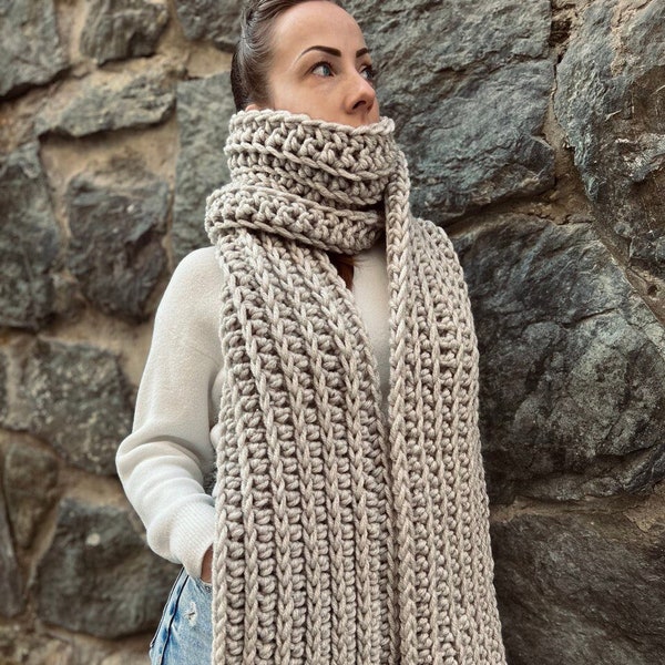 Super Bulky Scarf - Etsy