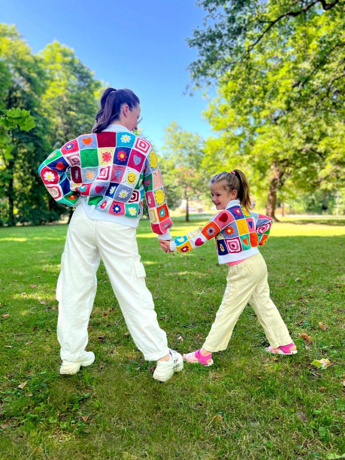 CROCHET PATTERN | Joysie Matching Duo Cardigan | Mommy and Me Granny ...
