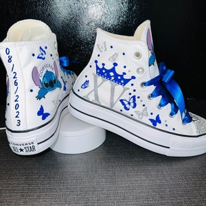 Stitch Sneakers - Etsy