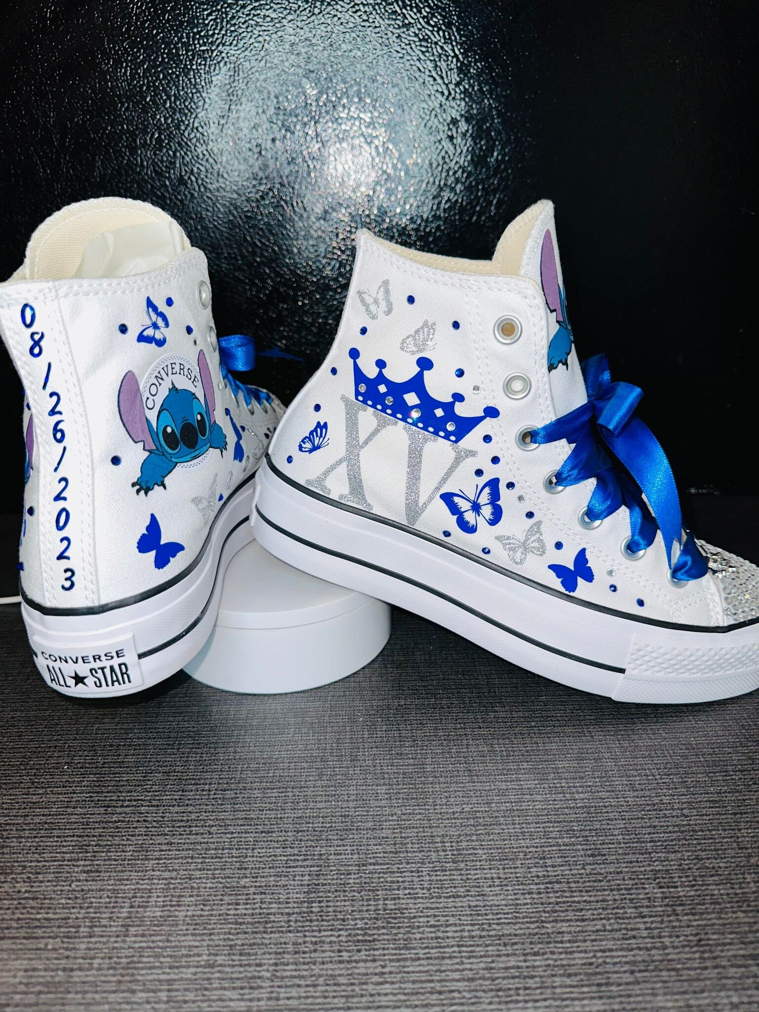 Stitch Sneakers - Etsy