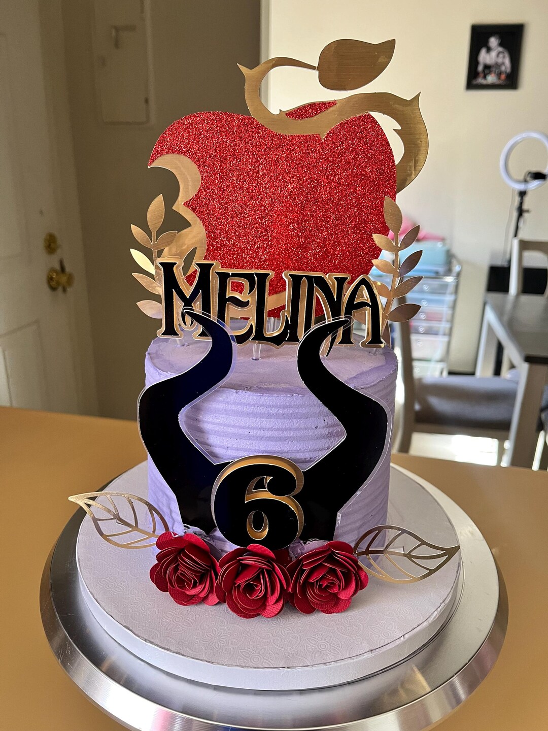 Maleficentt 3D Cake Topper 10 Pcs - Etsy