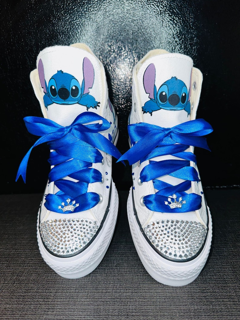 Stitch Sneakers - Etsy