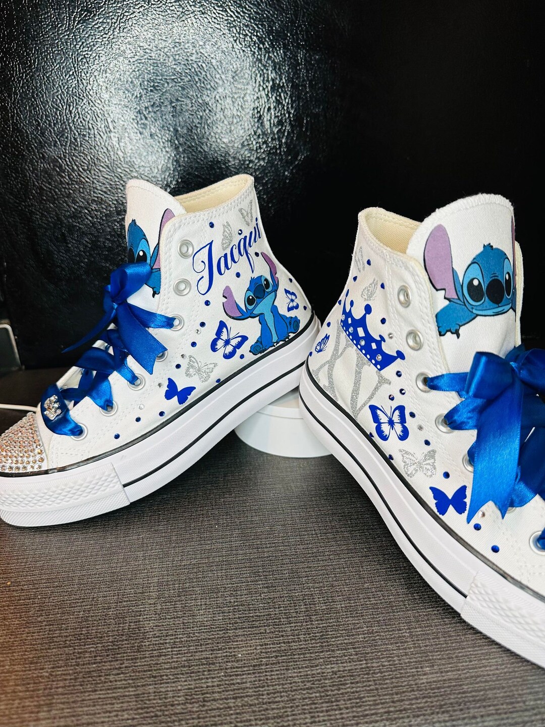 Stitch Sneakers - Etsy