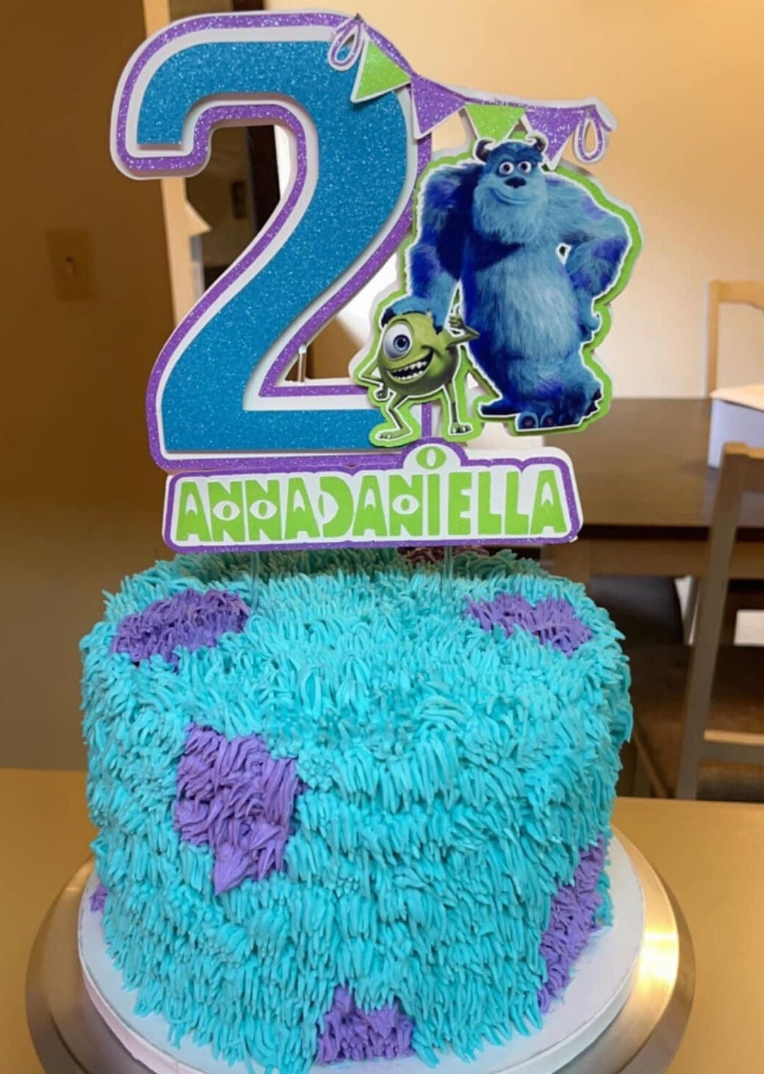 Monsters Inc 3d Cake Topper - Etsy