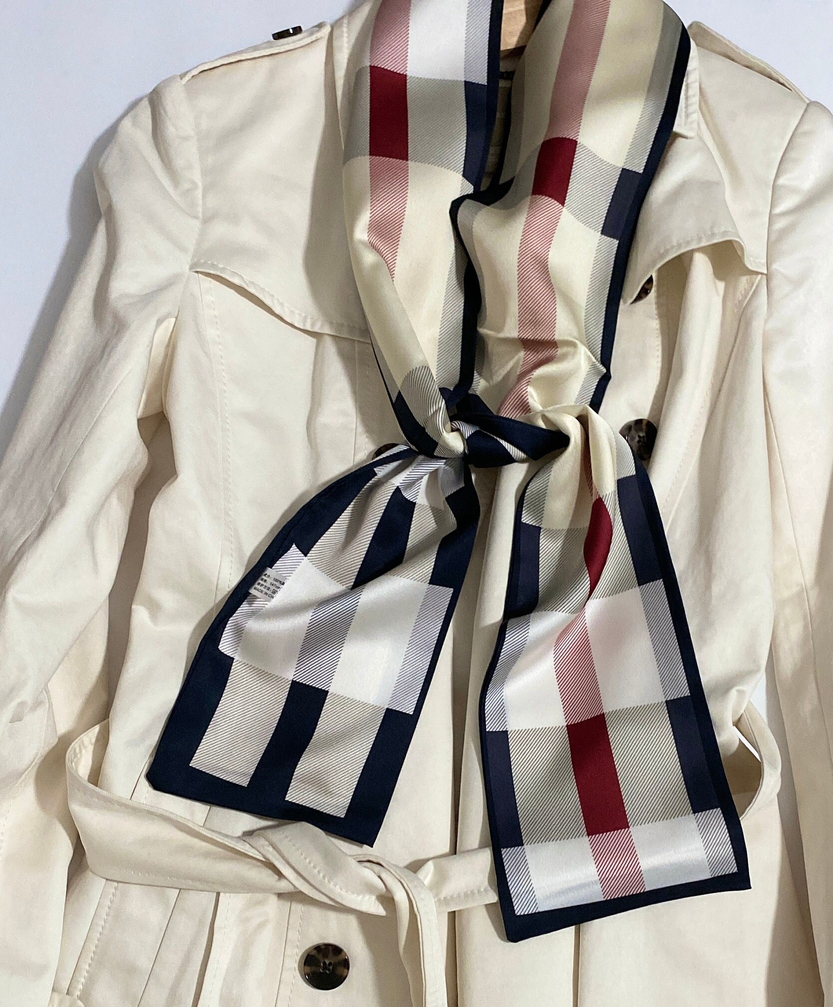 Double Wide Long Satin Silk Scarf, Classic Camellia Scarf, Classic ...