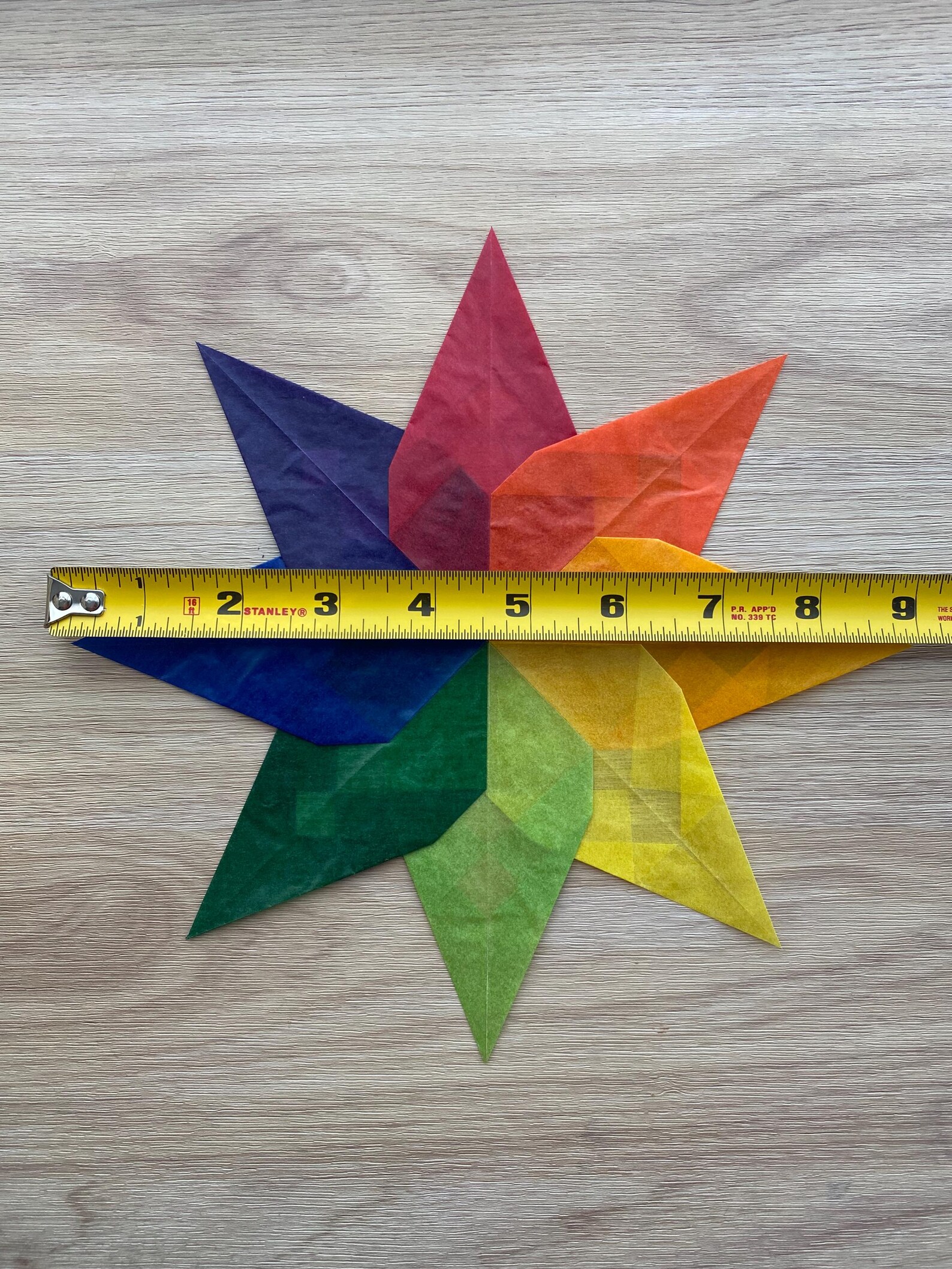 Waldorf Rainbow Window Star: Holiday Window Decoration - Etsy