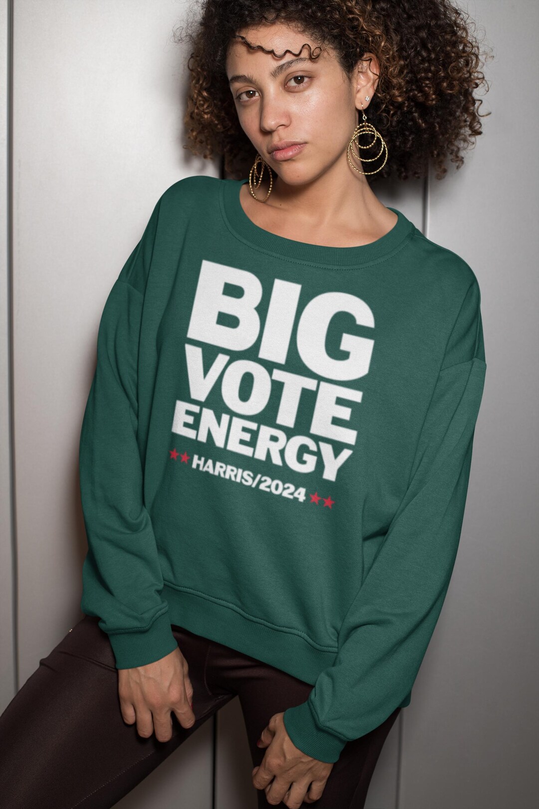 Kamala Harris Presidential Election 2024 Sweater, Big Vote Energy, Vote ...