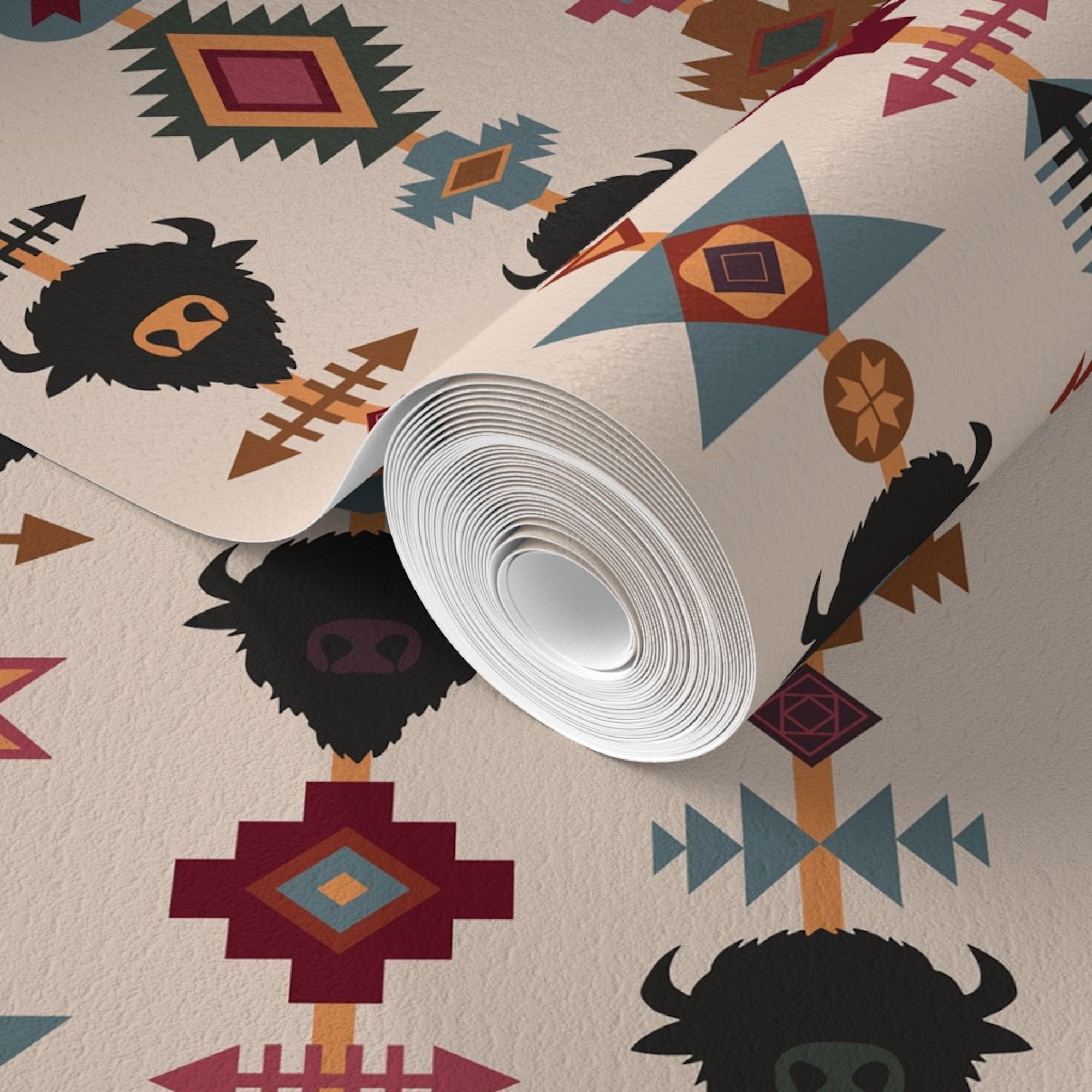 Native American Wallpaper, Buffalo Wallpaper, Bison Wallpaper, Wild ...