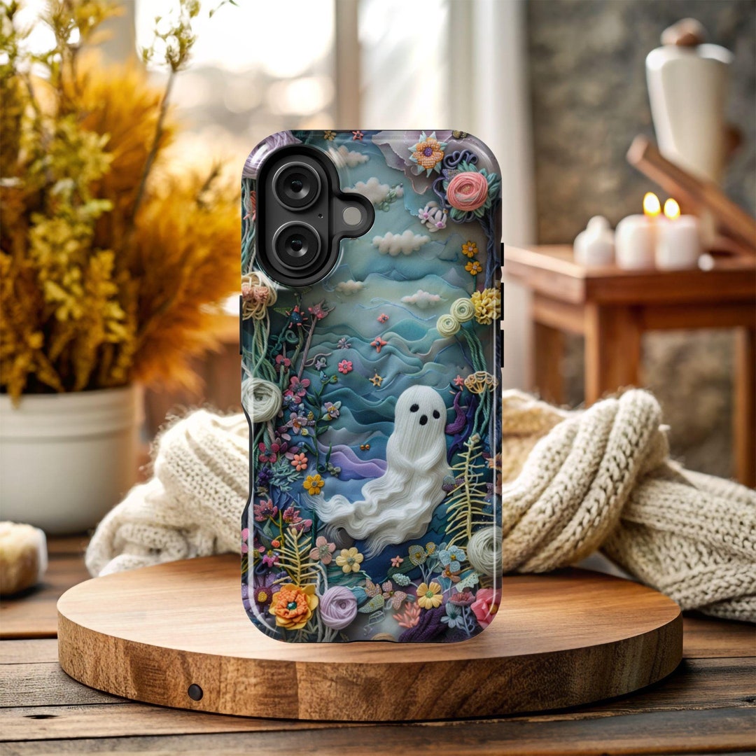 Ghost Phone Case, Pastel Spring Floral iPhone 16e Case, Samsung S23 S24 ...