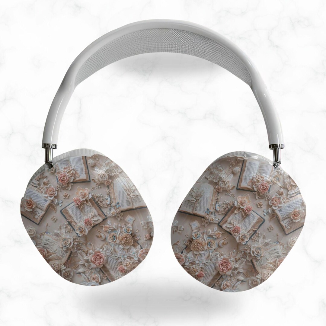 Book AirPod Max Case, Elegant Pastel Bookish Headphone Covers, Simple ...