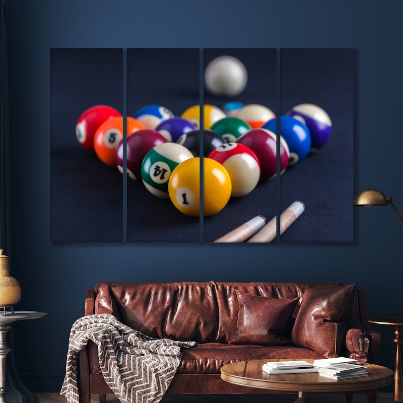 Billiards Wall Art - Etsy