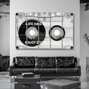 Life Has No Rewind Enjoy Every Moment, Gift for Friend, Motivation ...