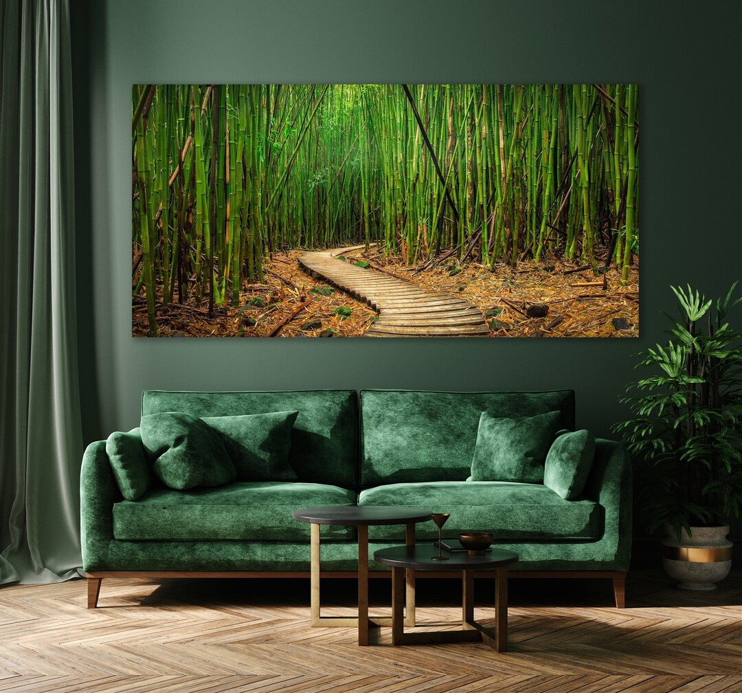 Bamboo Forest Wall Art, Kyoto Wall Art, Kyoto Canvas, Bamboo Wall Art ...