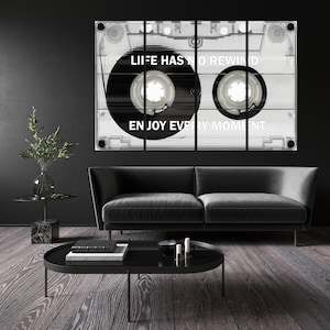 Life Has No Rewind Enjoy Every Moment, Gift for Friend, Motivation ...