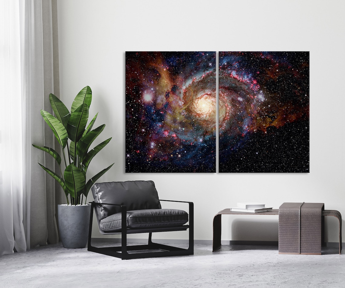 Space Canvas Art, Universe Canvas Art, the Milky Way Galaxy, Canvas ...