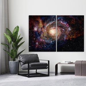 Space Canvas Art, Universe Canvas Art, the Milky Way Galaxy, Canvas ...