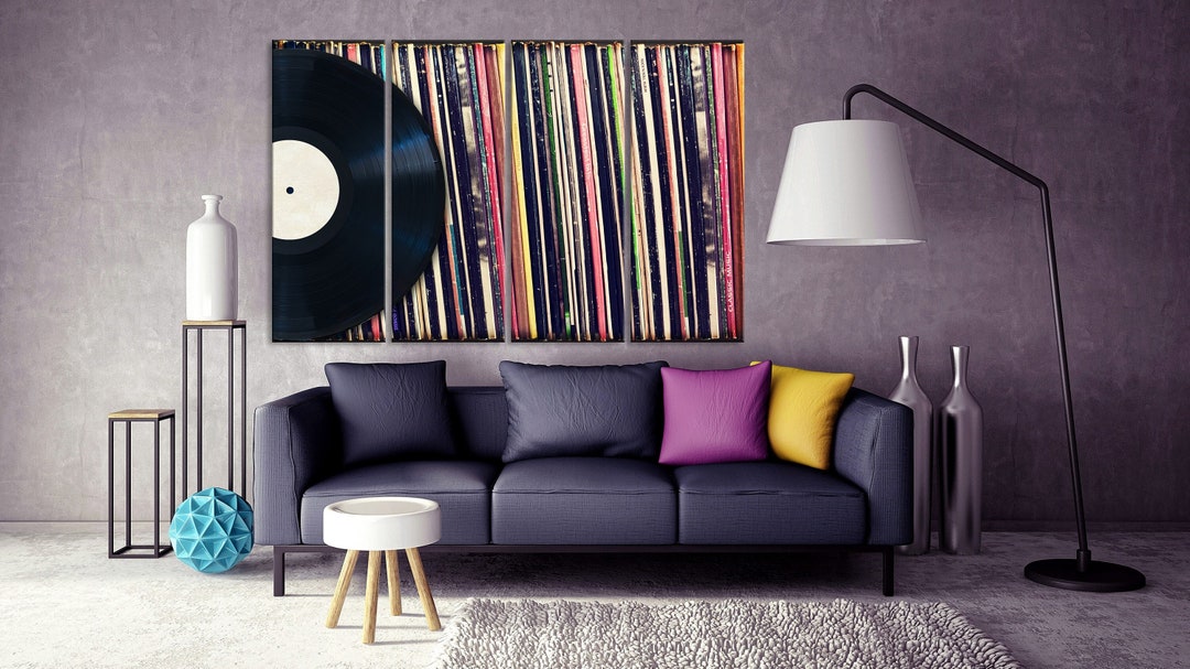Music Print Vinyl Record Wall Art Music Decor Collection Vinyl Album ...