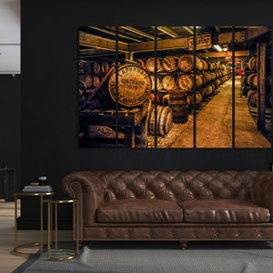 Barrels Wall Art PHOTOGRAPHY PRINT Whiskey Bourbon Barrels Distillery ...