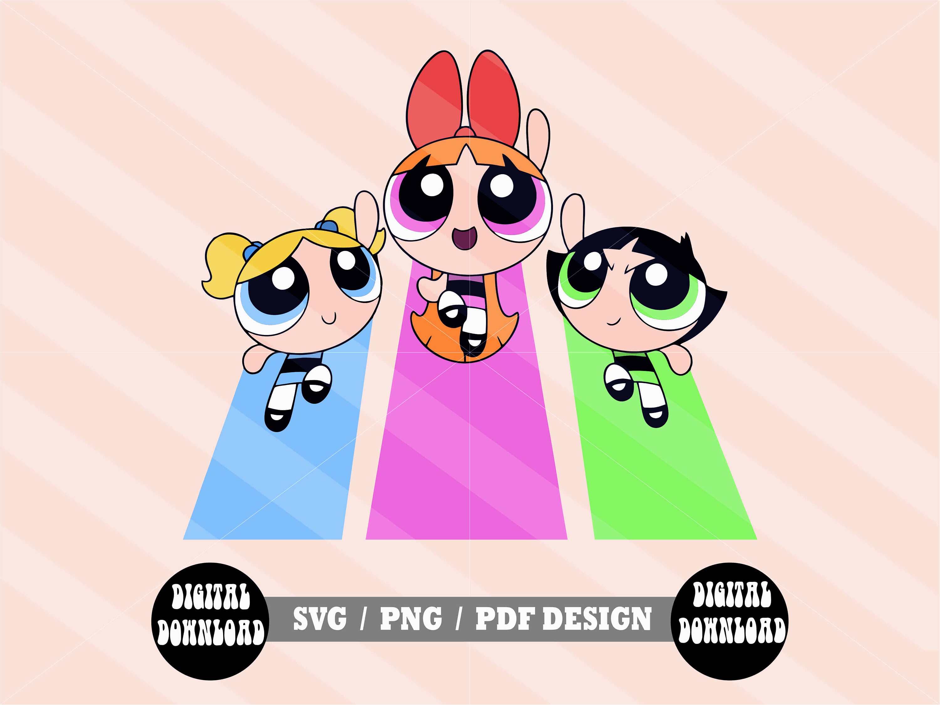 Powerpuff Girls Svg, Character Svg, Png, Pdf, Digital Download - Etsy ...