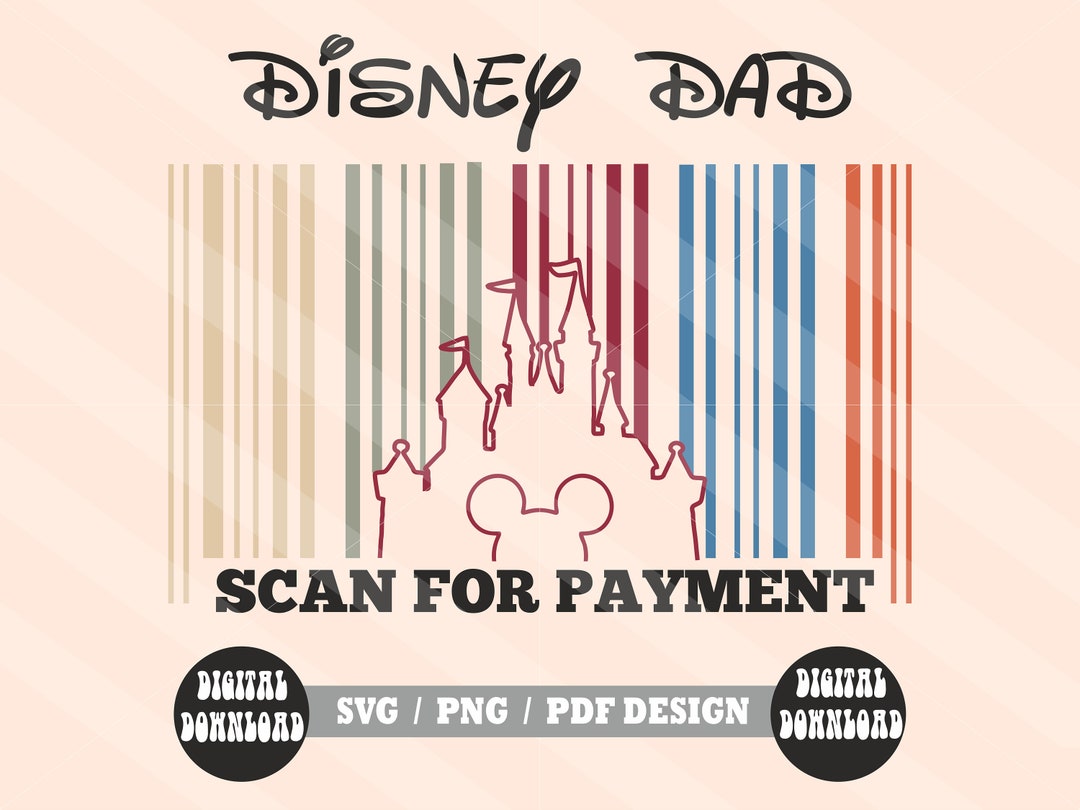 Scan for Payment Svg, Disneydad Svg, Mouse Family Trip SVG, Mouse Svg ...