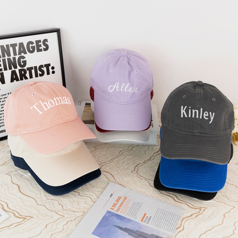 Hat With Initials - Etsy