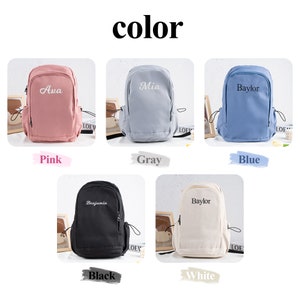 Custom Embroidered Kids Backpack: Personalized School Bag - Etsy