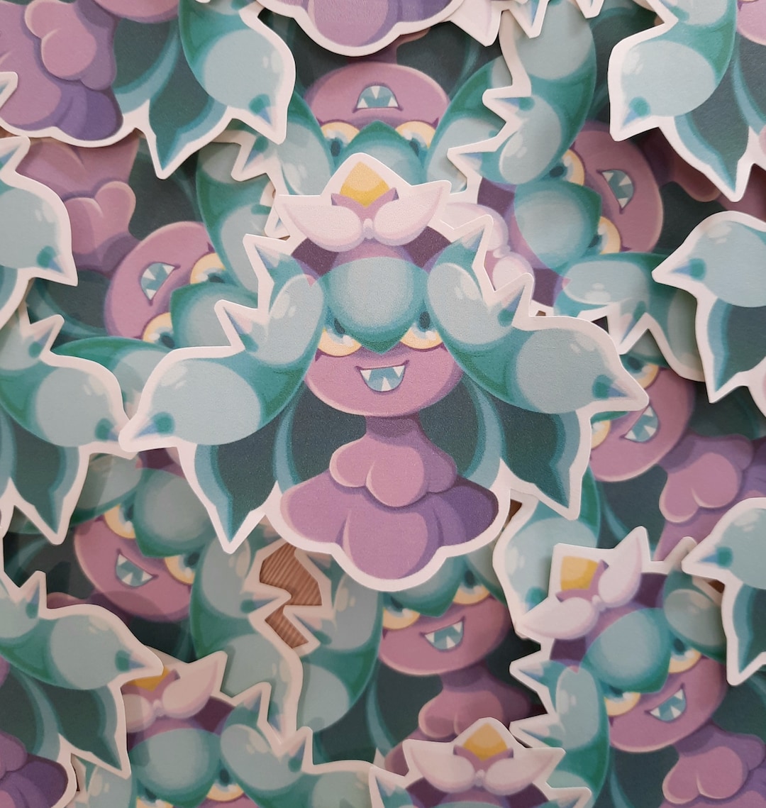 POKEMON // Marine Meanie Mareanie Sticker - Etsy