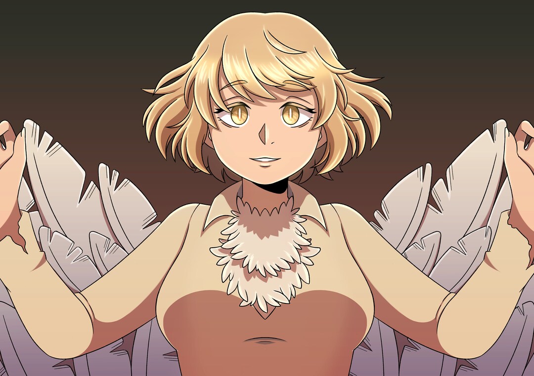 DUNGEON MESHI // Chimera Falin A4 Print/ 6x4 Postcard - Etsy