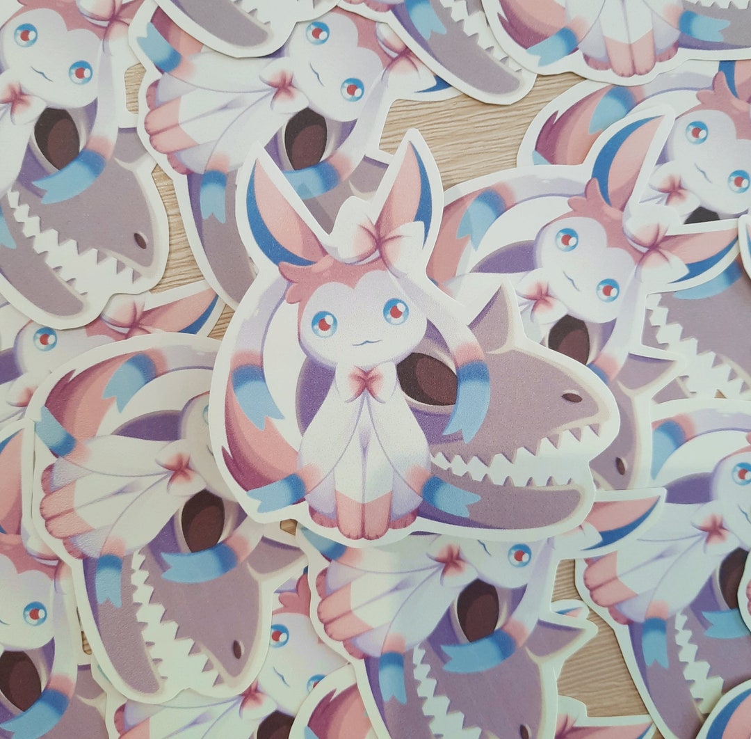 POKEMON // Dragonslayer Sylveon Sticker - Etsy