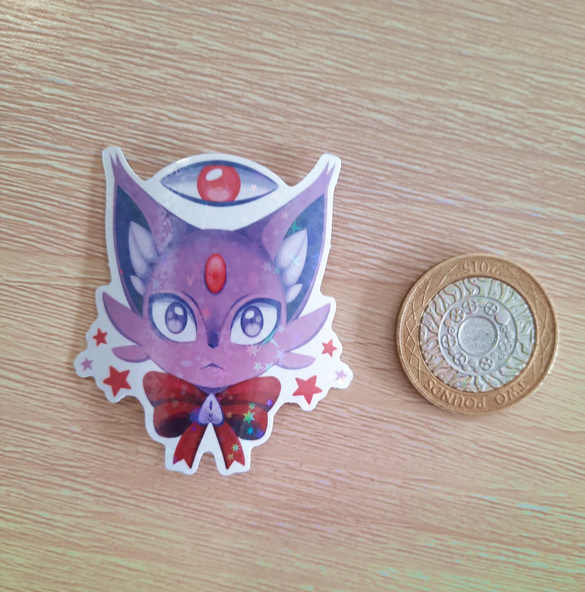 POKEMON // Espeon Holographic Sticker - Etsy