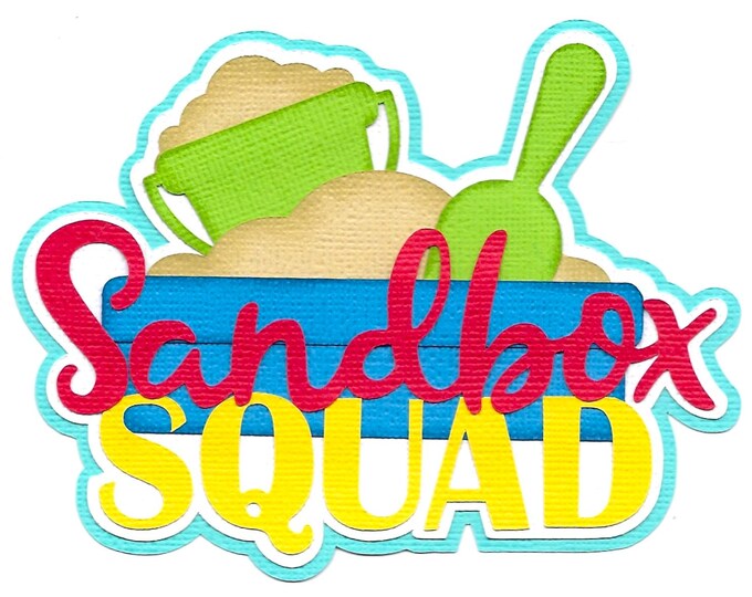 Premade Scrapbook-paper Piecing-scrastampin-for Layouts-summer-kids ...