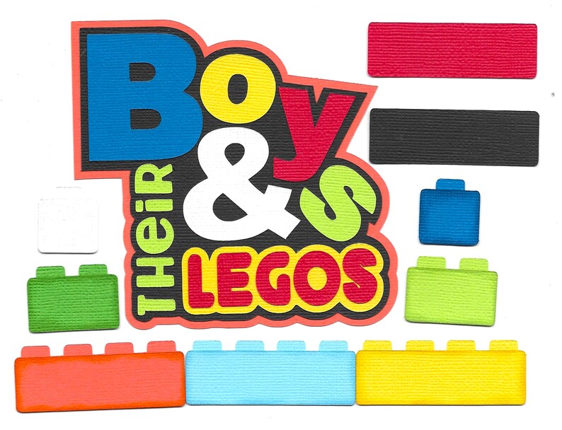 Premade Scrapbook-paper Piecing-scrastampin-for Layouts-girl-boy-kid ...