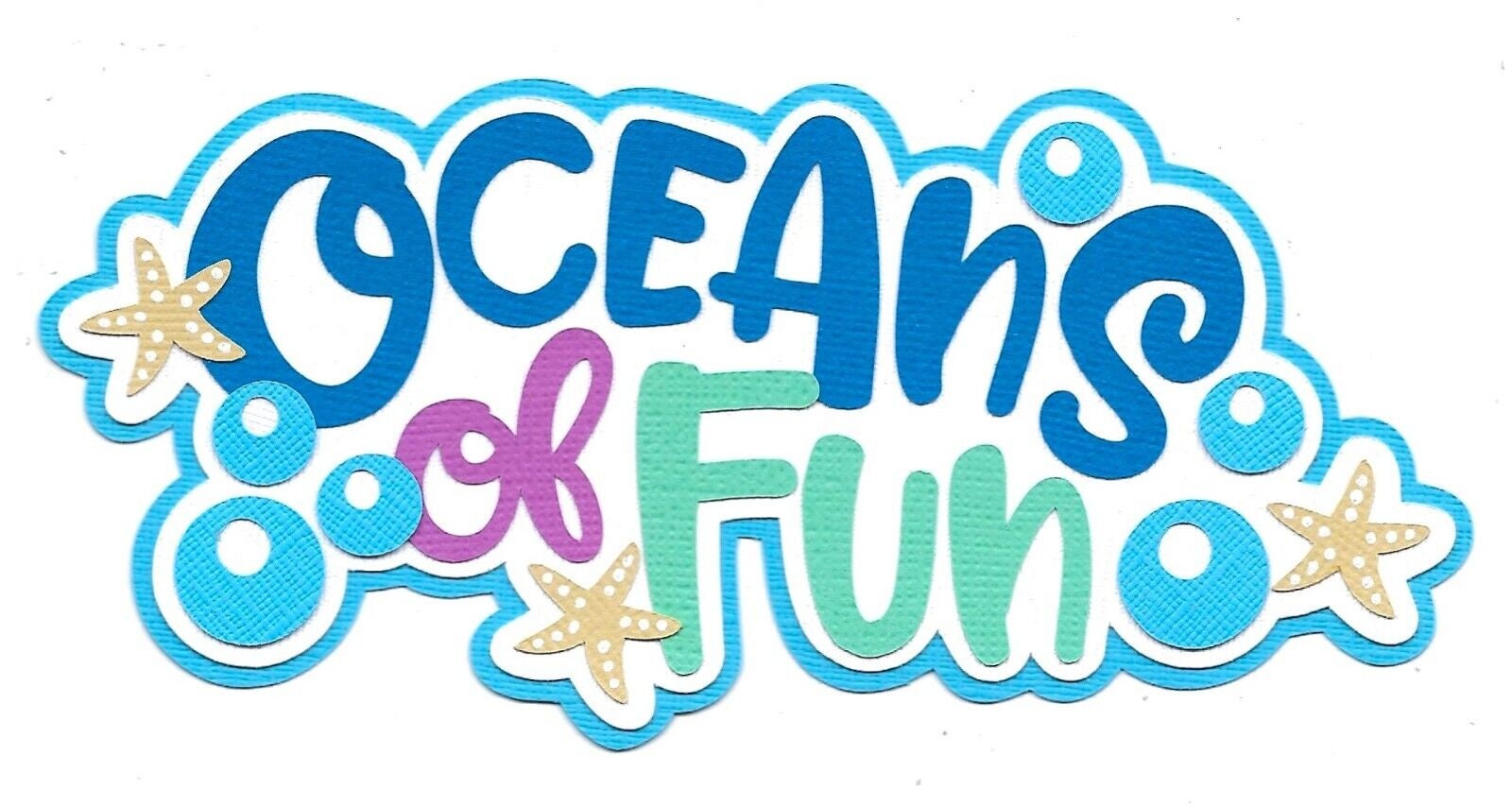 Premade Scrapbook-paper Piecing-scrastampin-for Layouts-title-vacation ...