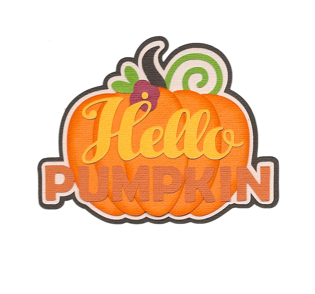 Premade Scrapbook-paper Piecing-scrastampin-for Layouts-autumn-fall ...