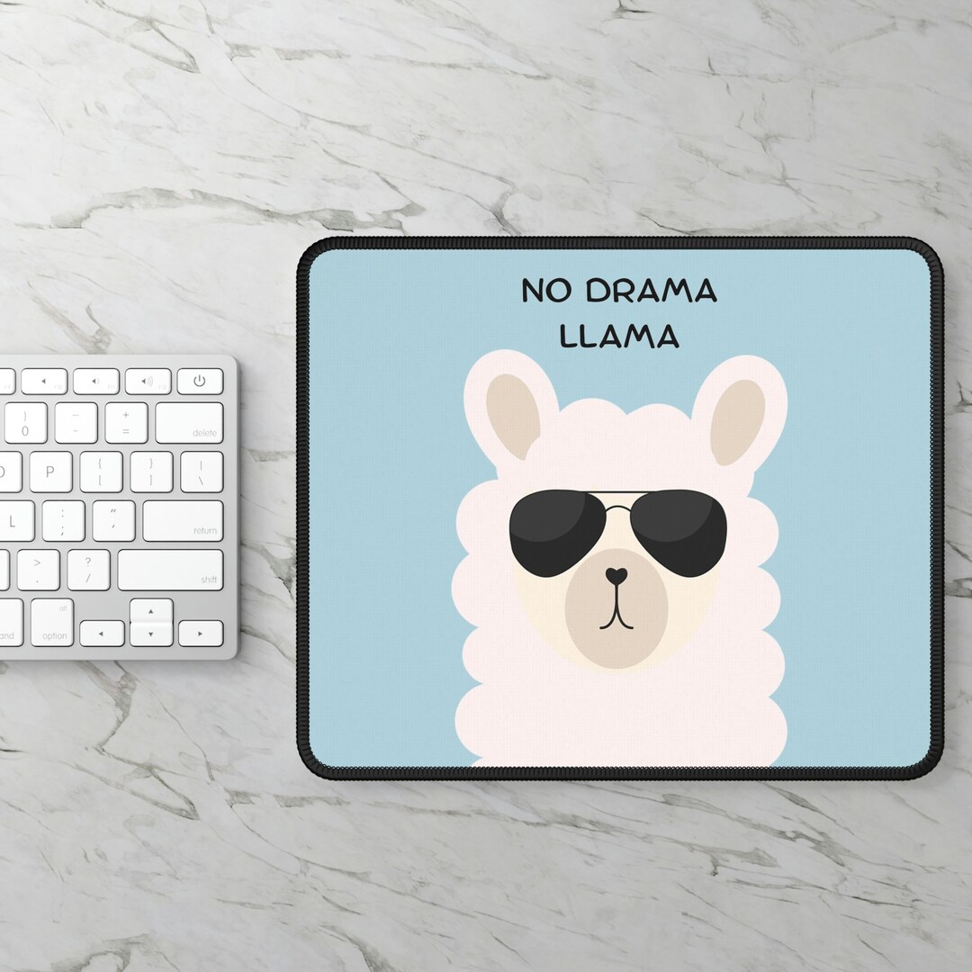 Llama Mouse Pad, Gaming Mouse Pad, Home Office Decor, Cute Mouse Pad ...