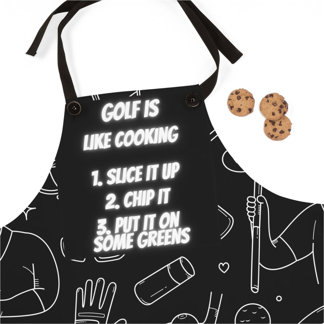 Funny Apron, Golf Apron, Father's Day Gifts, Grill Apron, Chef Gift ...