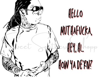 Lil Wayne Svg Png - Etsy