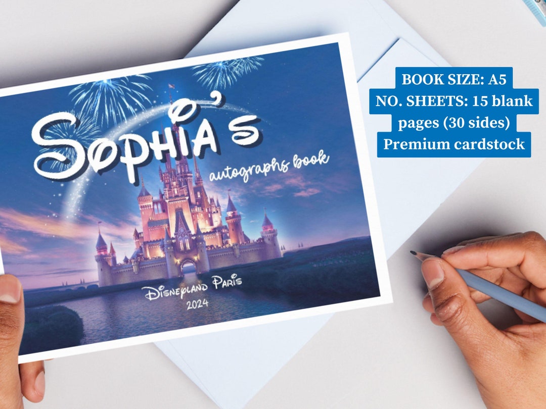 Personalised Mickey Mouse Autograph Book Disneyland Disney World You're ...