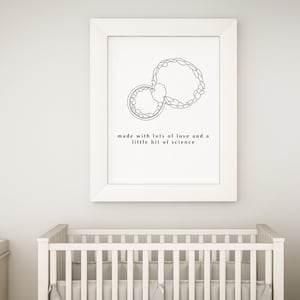 Custom Embryo Line Drawing, Embryo Art, Embryo Design, IVF, Embryology ...