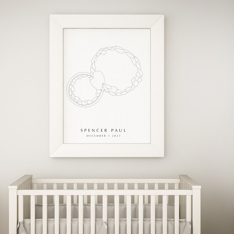 Custom Embryo Line Drawing Embryo Art Digital Embryo - Etsy