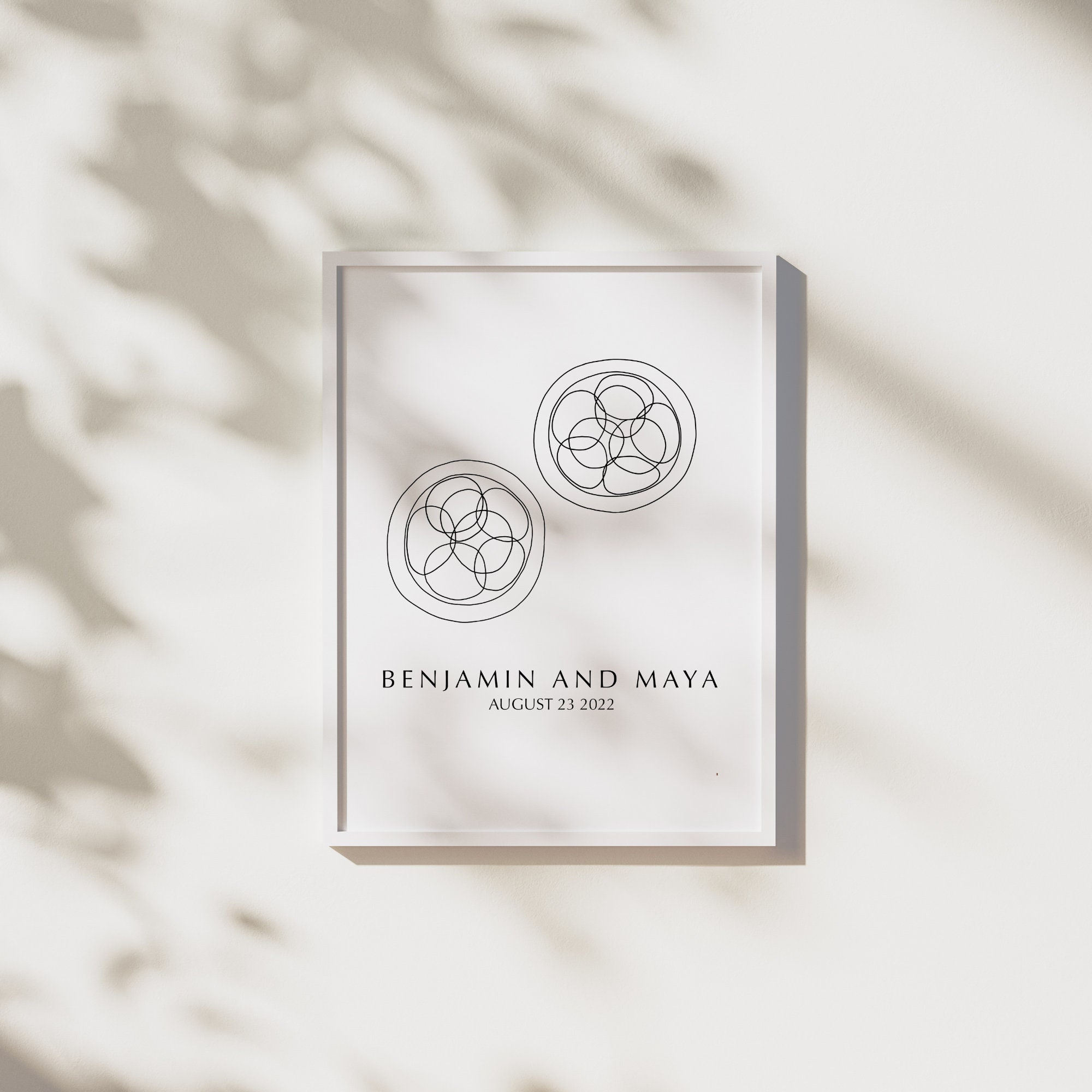 Custom Embryo Line Drawing, Embryo Art, Embryo Design, IVF, Embryology ...