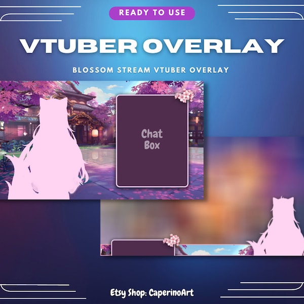 Vtuber Overlay - Etsy