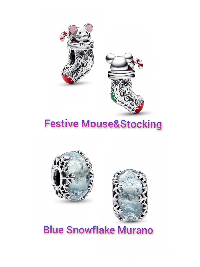 New Pandora Christmas Collection Charms S925 ALE - Etsy
