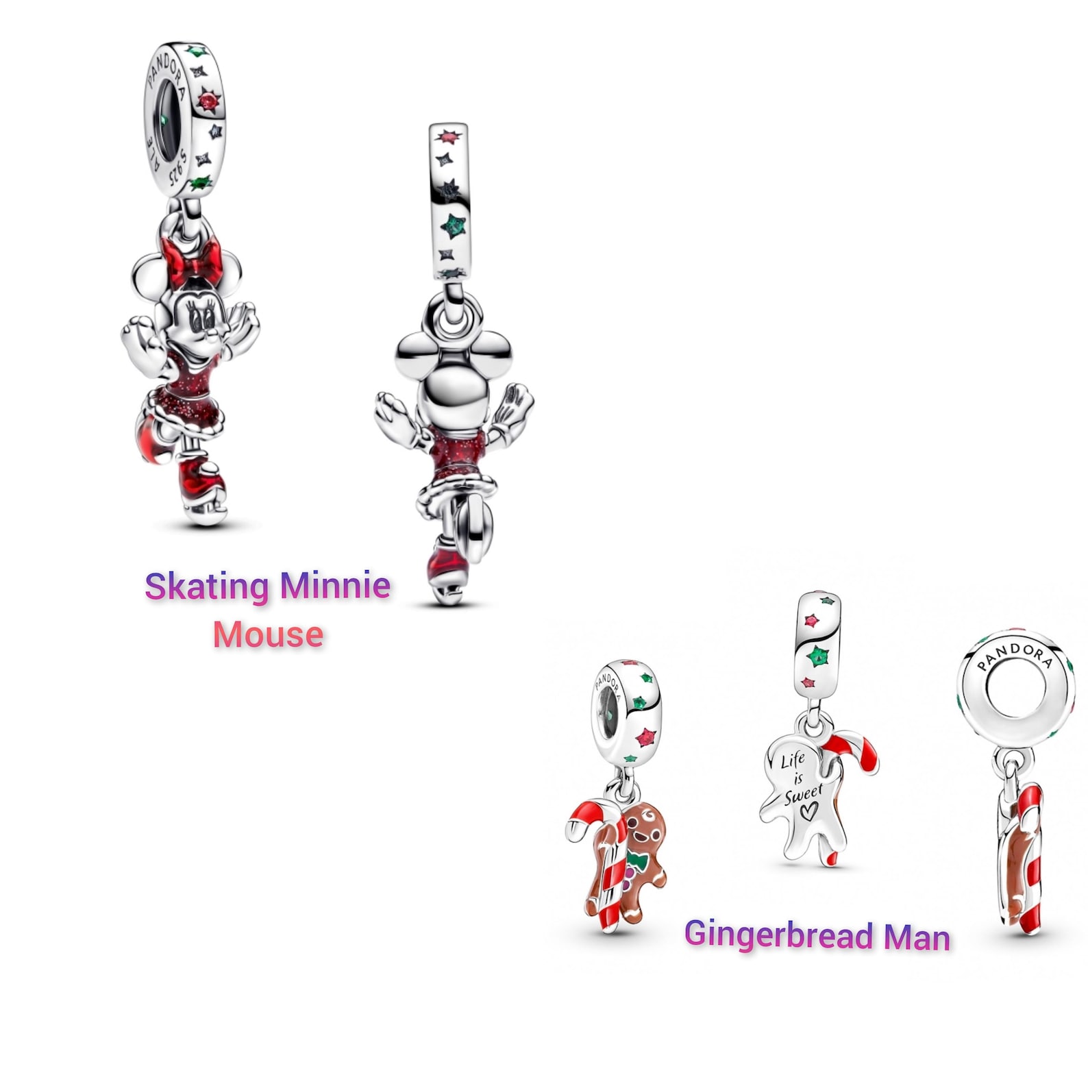 New Pandora Christmas Collection Charms S925 ALE - Etsy