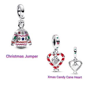 New Pandora Christmas Collection Charms S925 ALE - Etsy