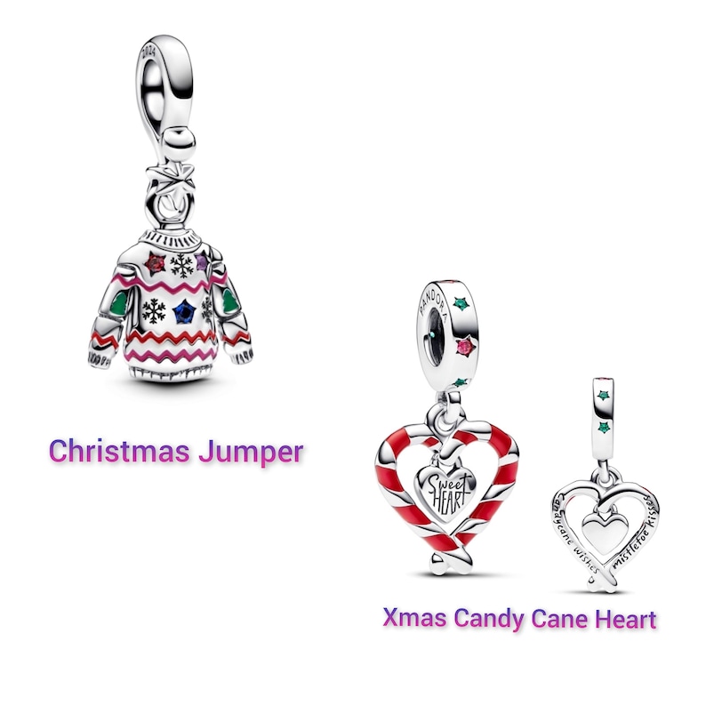 New Pandora Christmas Collection Charms S925 ALE - Etsy