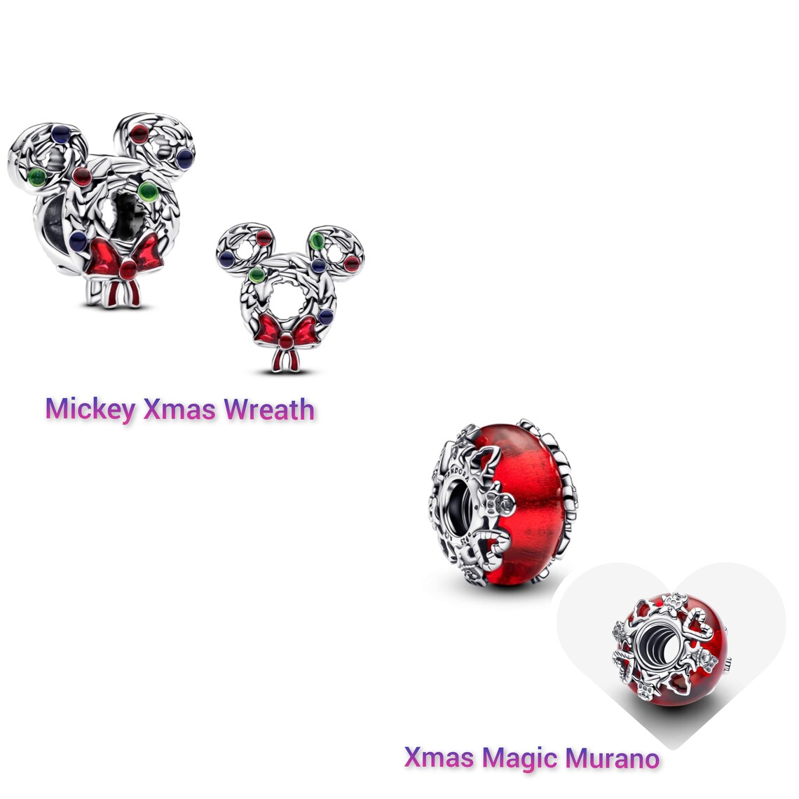 New Pandora Christmas Collection Charms S925 ALE - Etsy